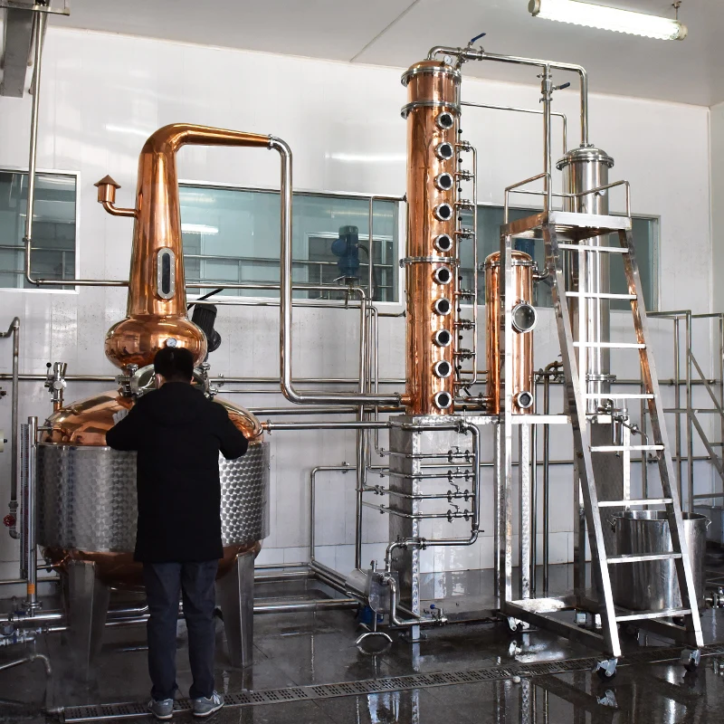 1000 Liter High Spirits Distillation Column Alcohol Distillery ...