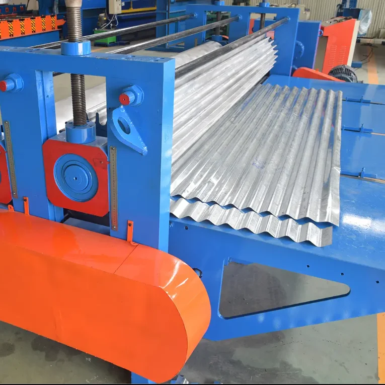 Horizontal Corrugated Roof Machine Transverse Press Arc Molding ...