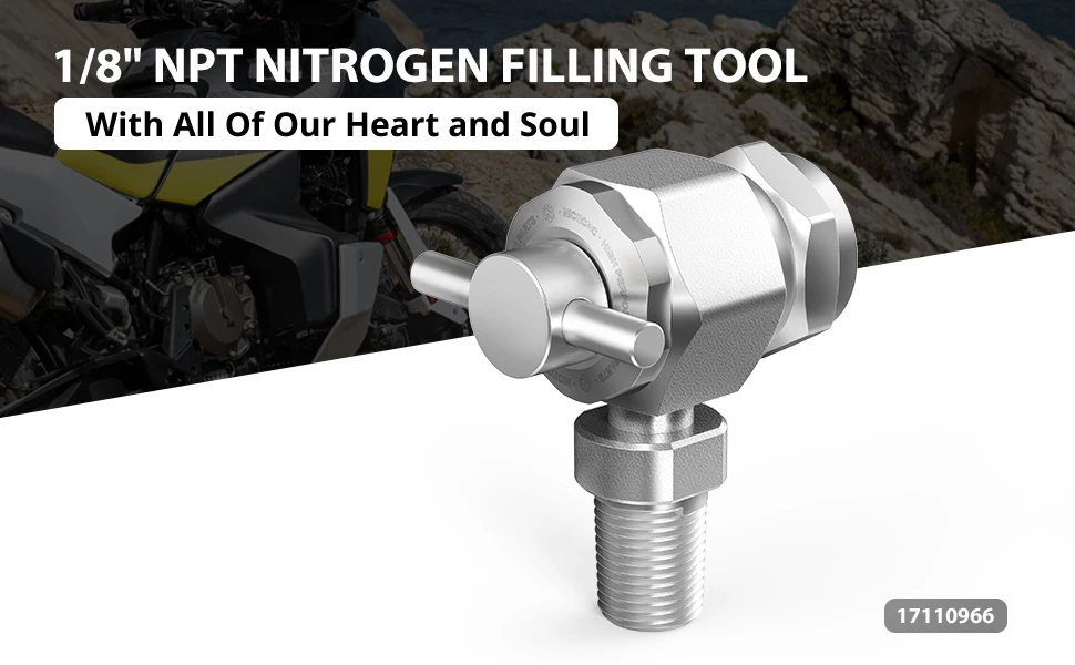 Nicecnc 5000 Psi No Loss Air Chuck Nitrogen Valve Tool 1/8" Npt