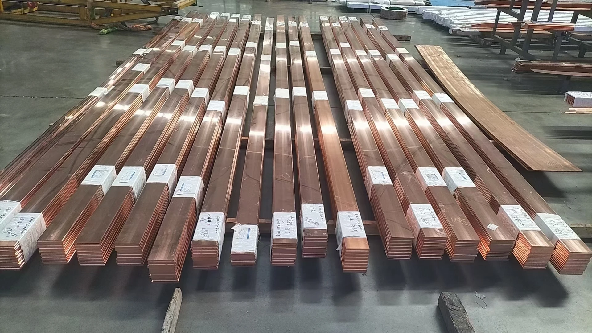 High Quality Copper Bus Bar Grade C10200 C11000 T2 Tu2 99.99% Copper ...