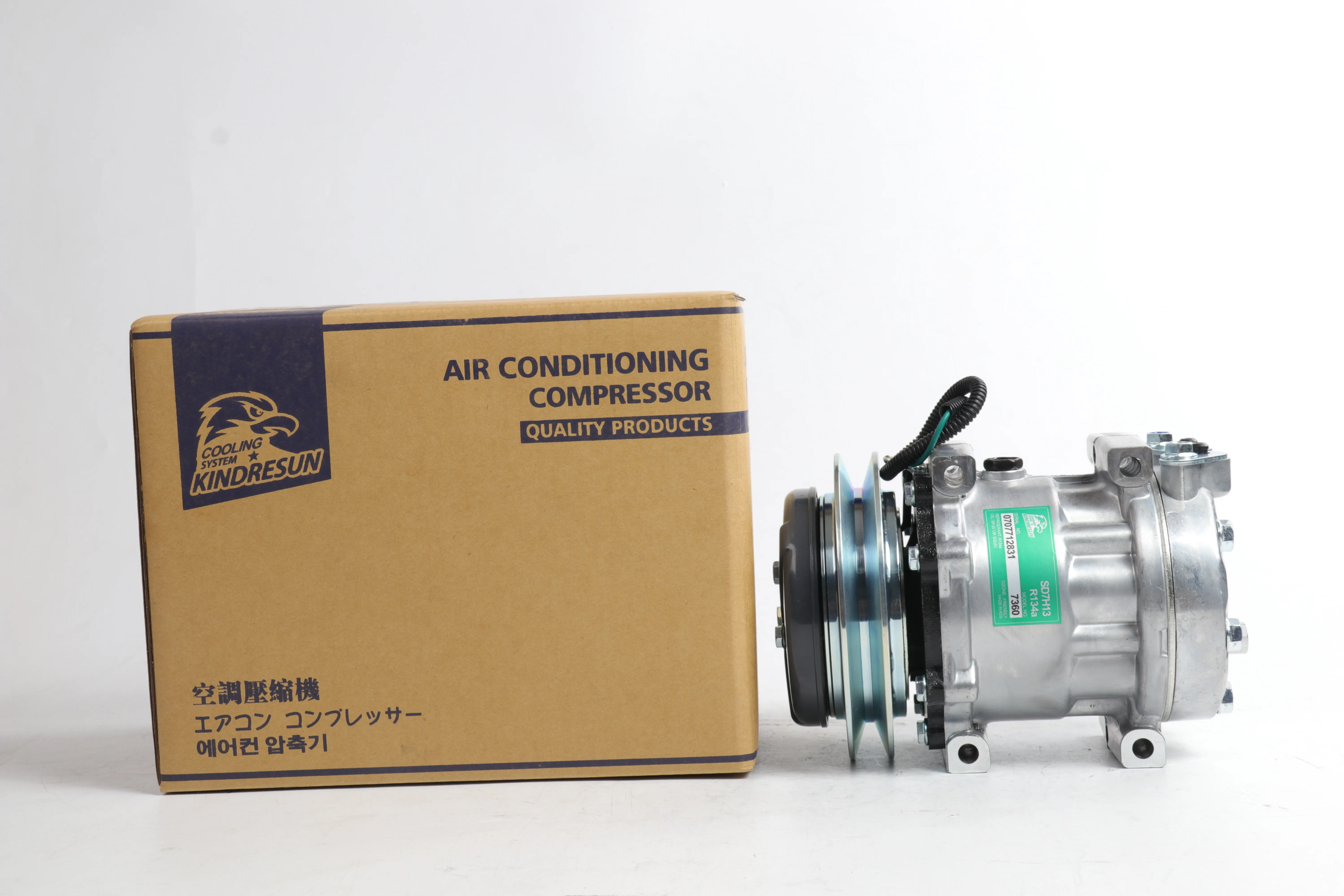 Excavators Air Condition Compressor Yx91v00001f1 For Kobelco Sk200 ...