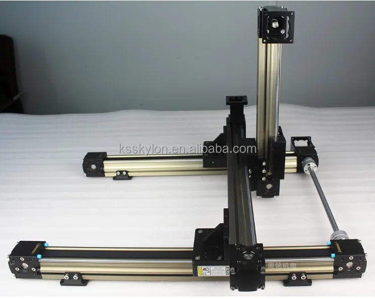 Aluminum Alloy XYZ Gantry Robot Ball Screw Type Stroke 2000mm Linear ...