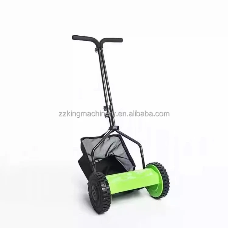 2 Wheels Hand Push Lawn Reel Mower / Motorless Manual Held Mower - Buy ...