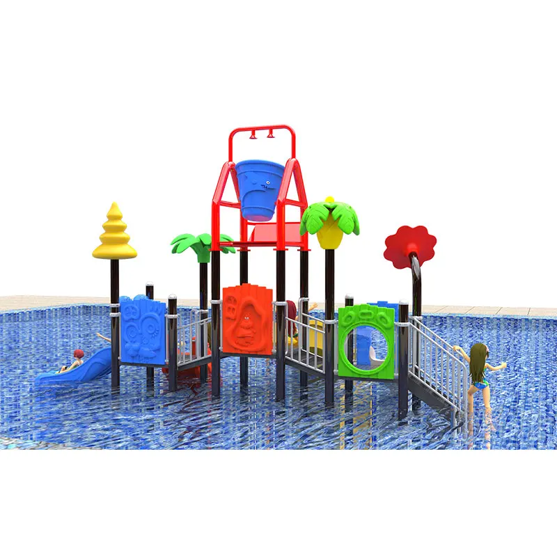 Outdoor Water Splash Pad Equipment Water Playground Summer Splash Pad ...