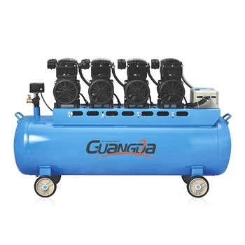 8 Bar 200l Industrial Oil Free Silent Piston Air Compressor Price - Buy ...