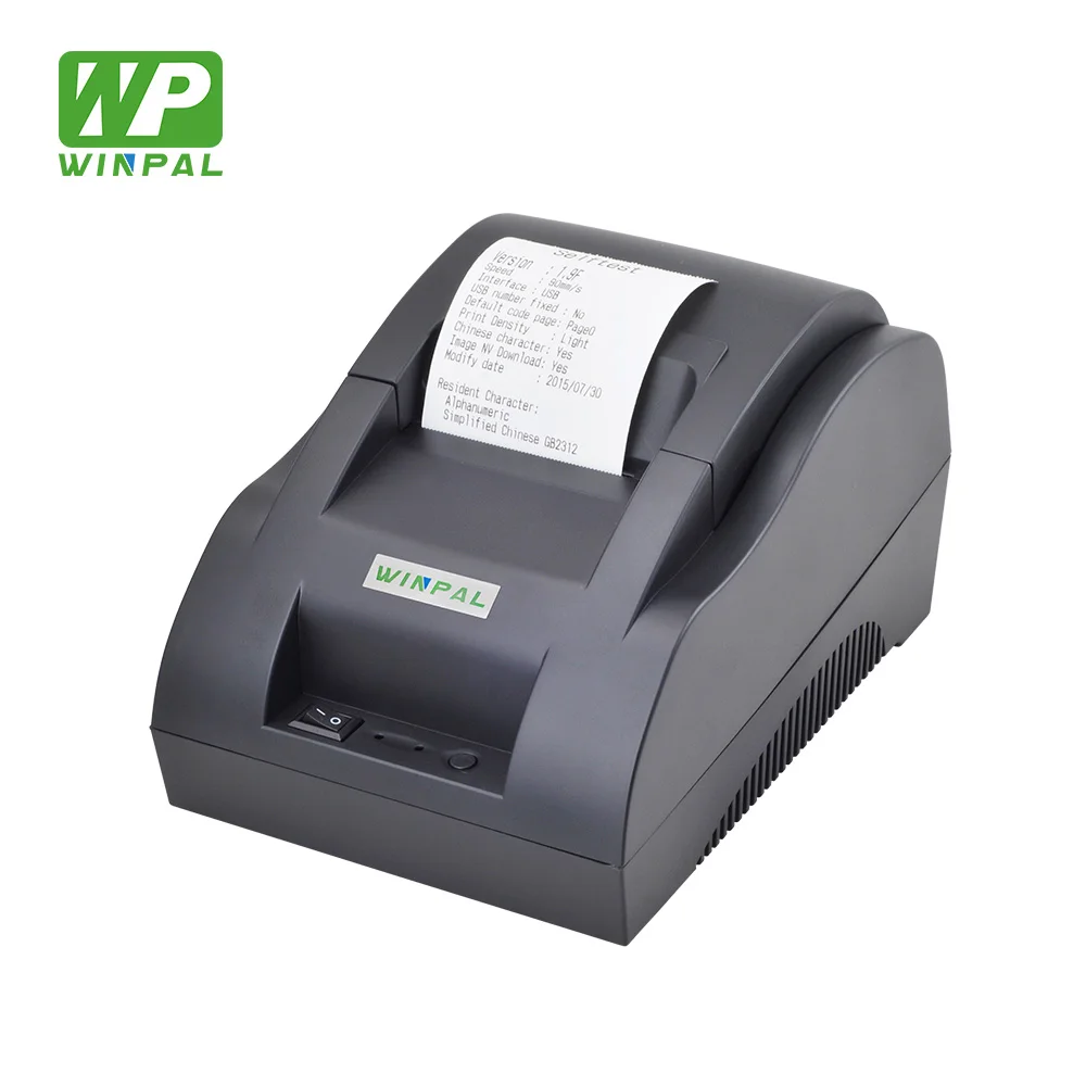 Winpal WP-T2C Mini Portable BT Thermal Printer for Barcodes