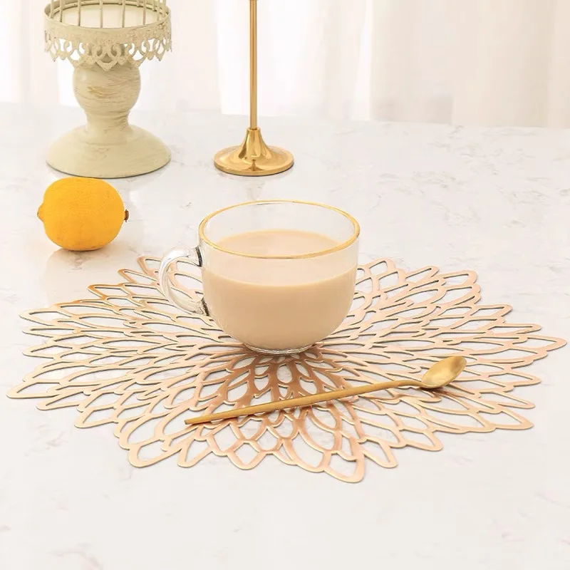 Custom Logo Table Mats - Gold Sets by XS Brand