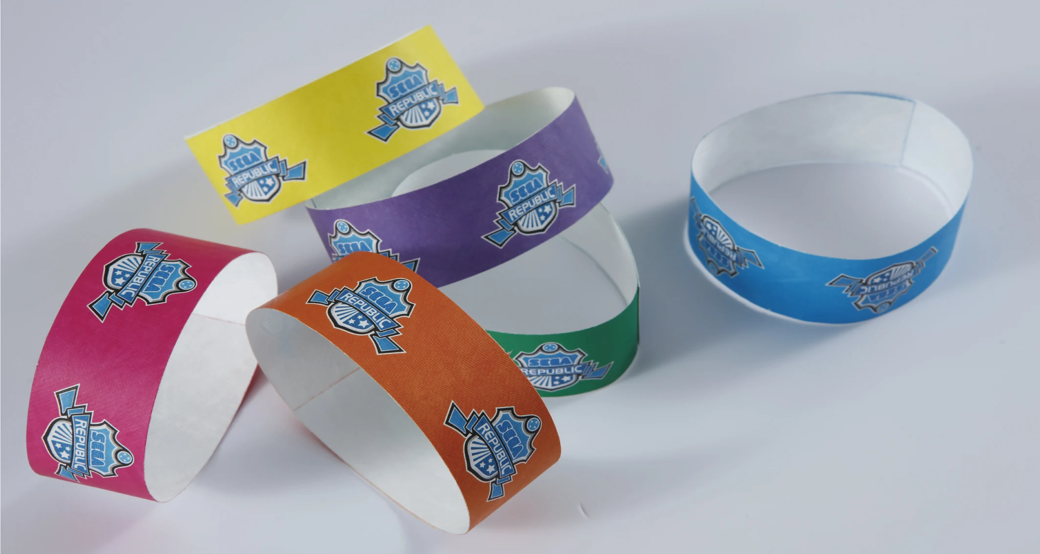 Gj-3000-2 Event Colorful Paper Wristbands For Inkjet Printer - Buy ...
