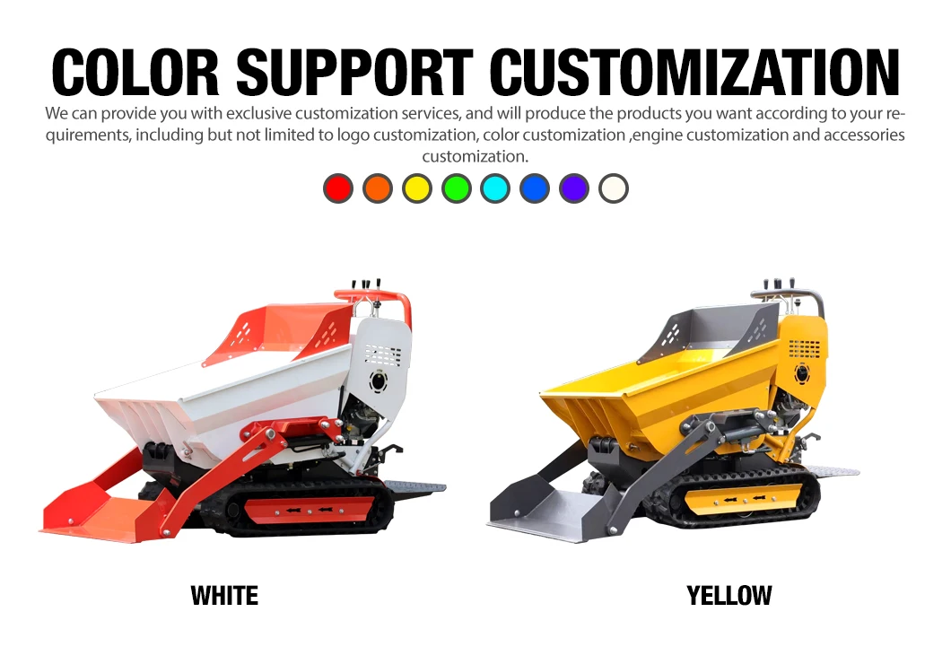 Hot Cheap Small Mini Dumper 500kg Mini Track Dumper China Crawler ...