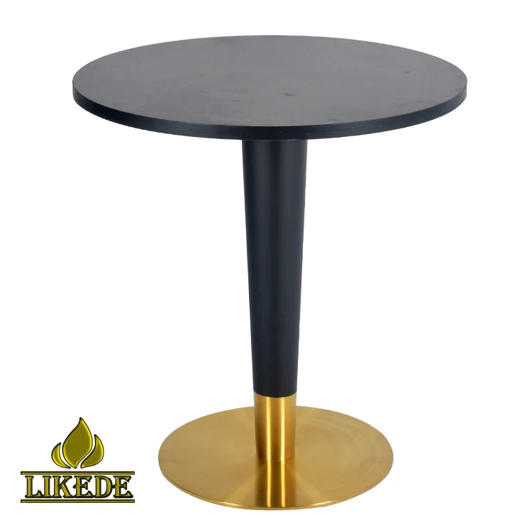 Hot Sale Modern Design Gold Stainless Steel Table Leg Melamine Top For ...