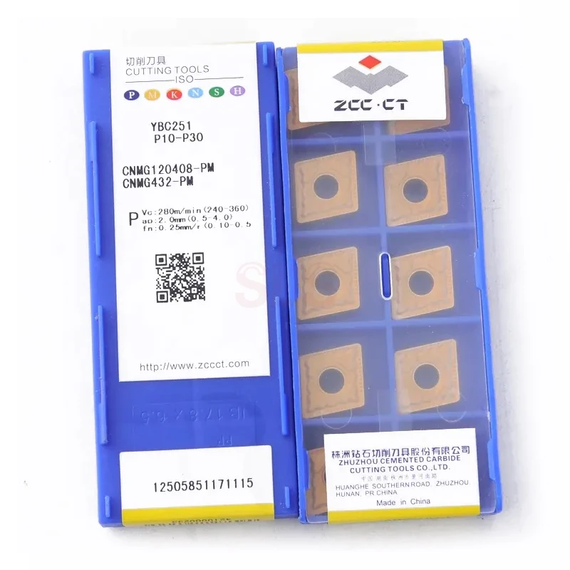 Cnmg120404/08/12-pm Ybc251/252 External Turning Tool Processing Steel Parts Cnc Lathe Tungsten ...