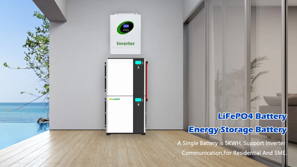 Lifepo4 Stackable Battery Power Solar Lithium Battery 48v 2.5kwh 50ah ...