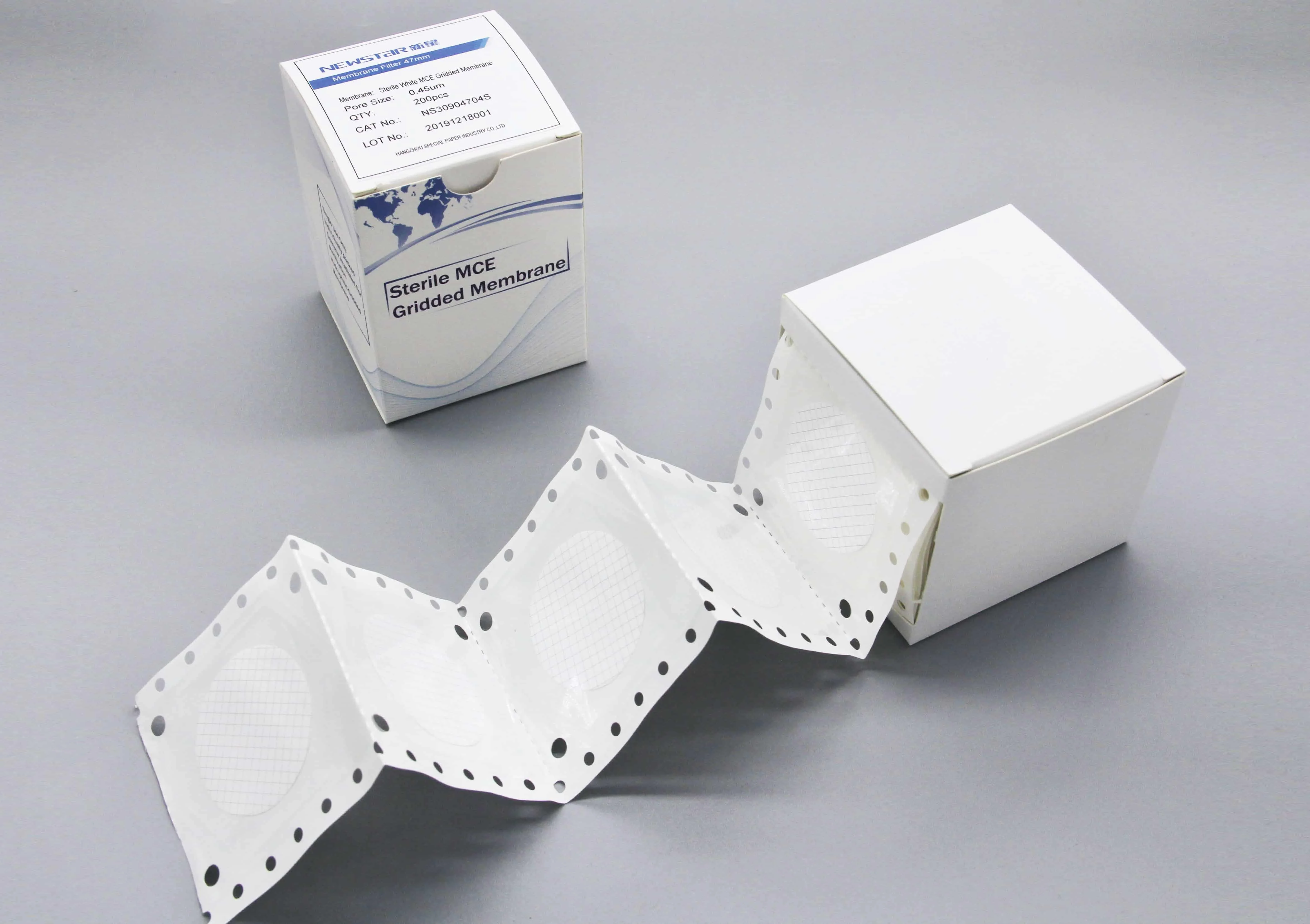 Sterile Mce (mix Cellulose Ester) 47/50mm Membrane Filter 0.45um ...