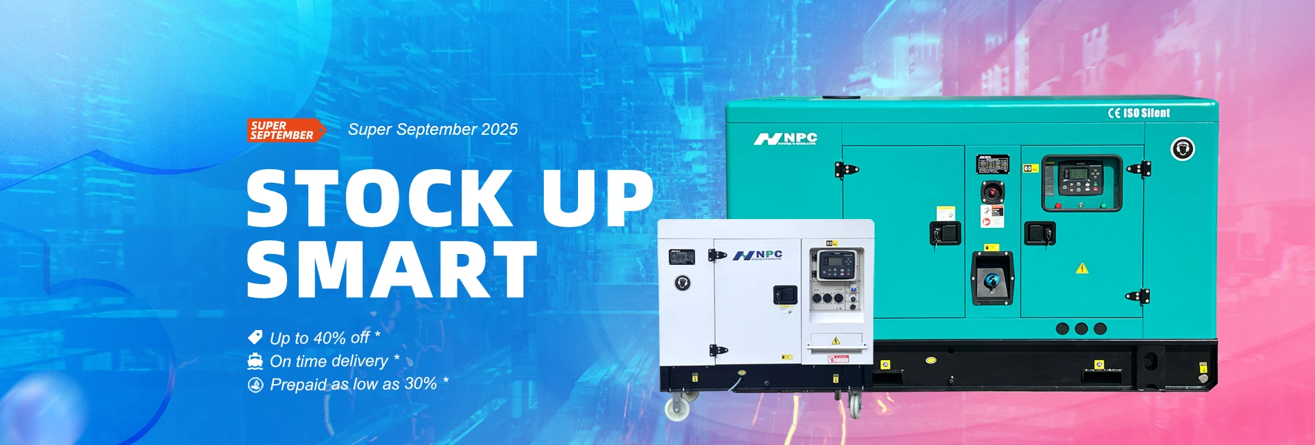 NPC 10kw to 50kw Diesel Generators - Reliable Power Solutions