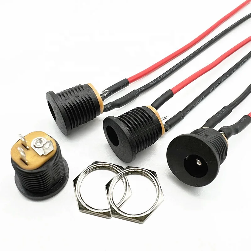 2.1mm Dc Power Socket Connector W Pre-solder Wire - Buy Dc Mini Jack ...
