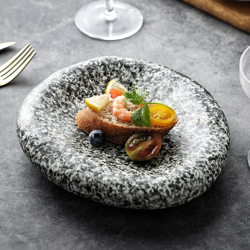 Irregular Ceramic Plate Japanese Creative Sashimi Plate -zhang - Buy ...