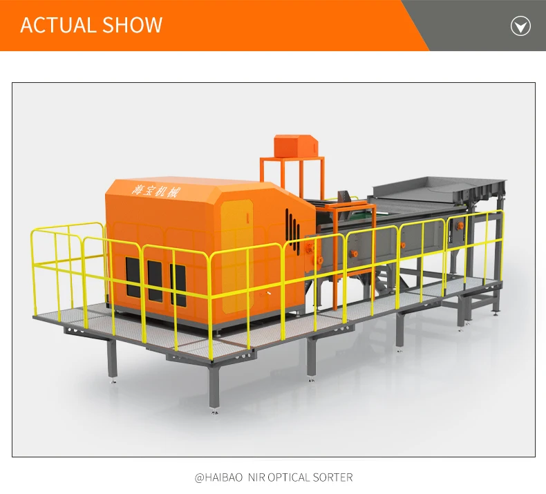 Efficient NIR Optical Sorting Machine for Recycling