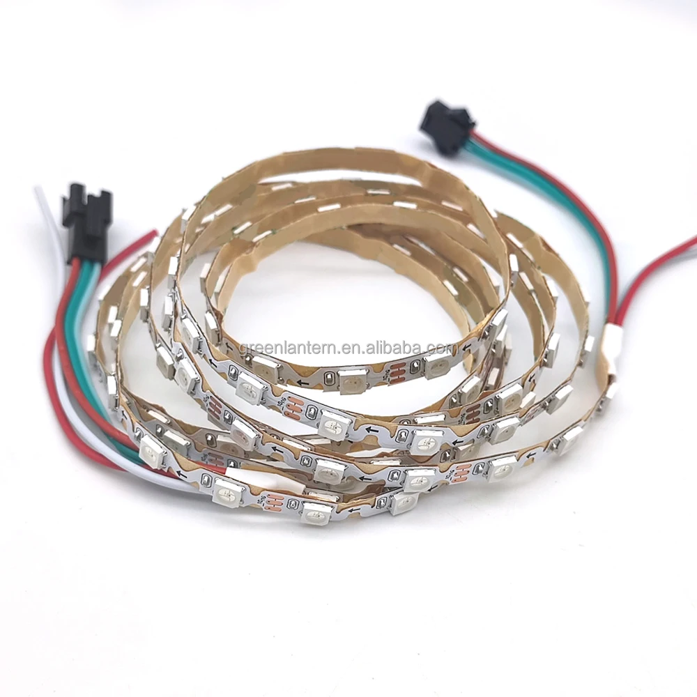 6mm Full Color LED Strip WS2812B - 60leds/m RGB Addressable