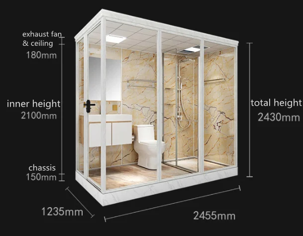 Prefabricated Bathroom Pod - Integrated & Modern Solutions