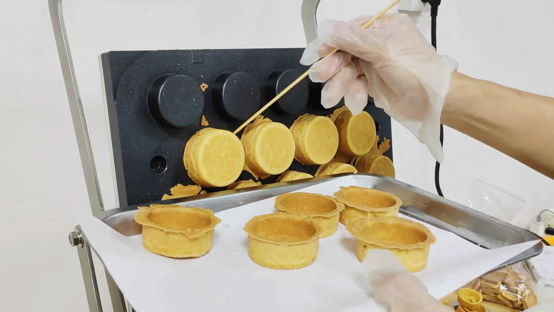 Professional Waffle Pie Egg Tart Shell Maker Cheese Cup Cake Maker ...