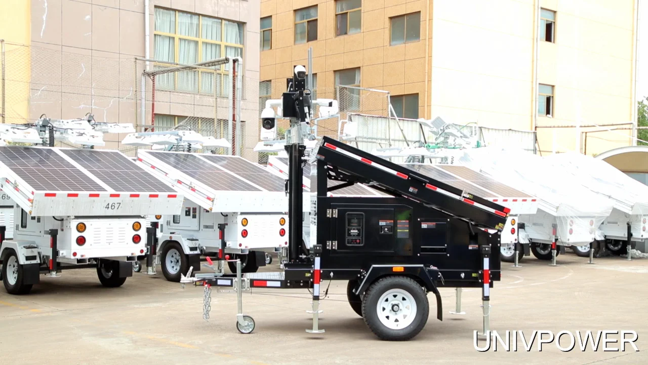 Mobile Telescopic 80w Road Street Solar Light Tower - Buy Mobile Street ...