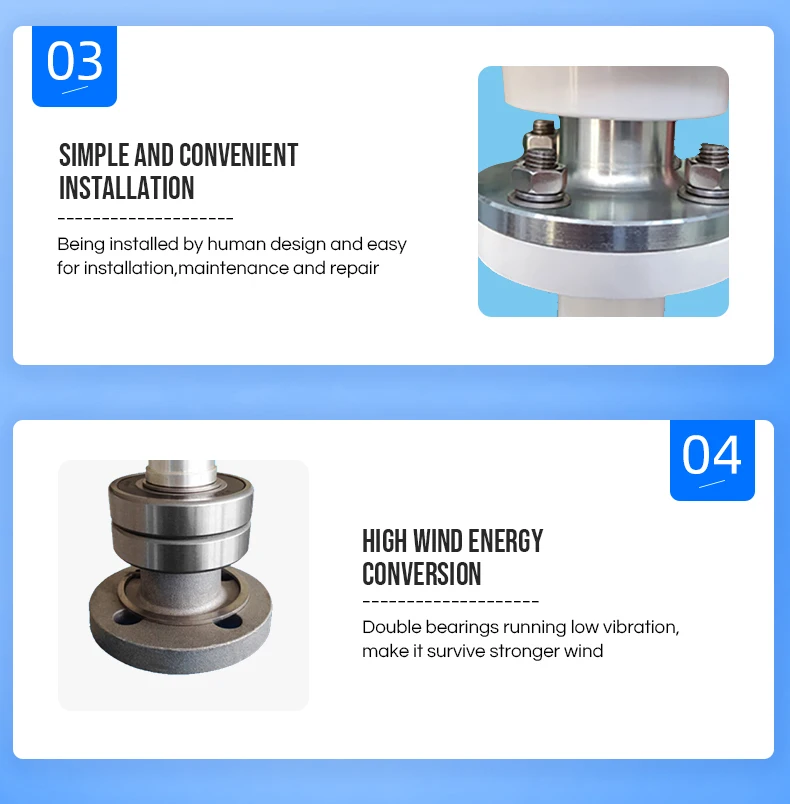 Customized Wind Turbine 5kw Spiral Vertical Axis Wind Turbine With ...