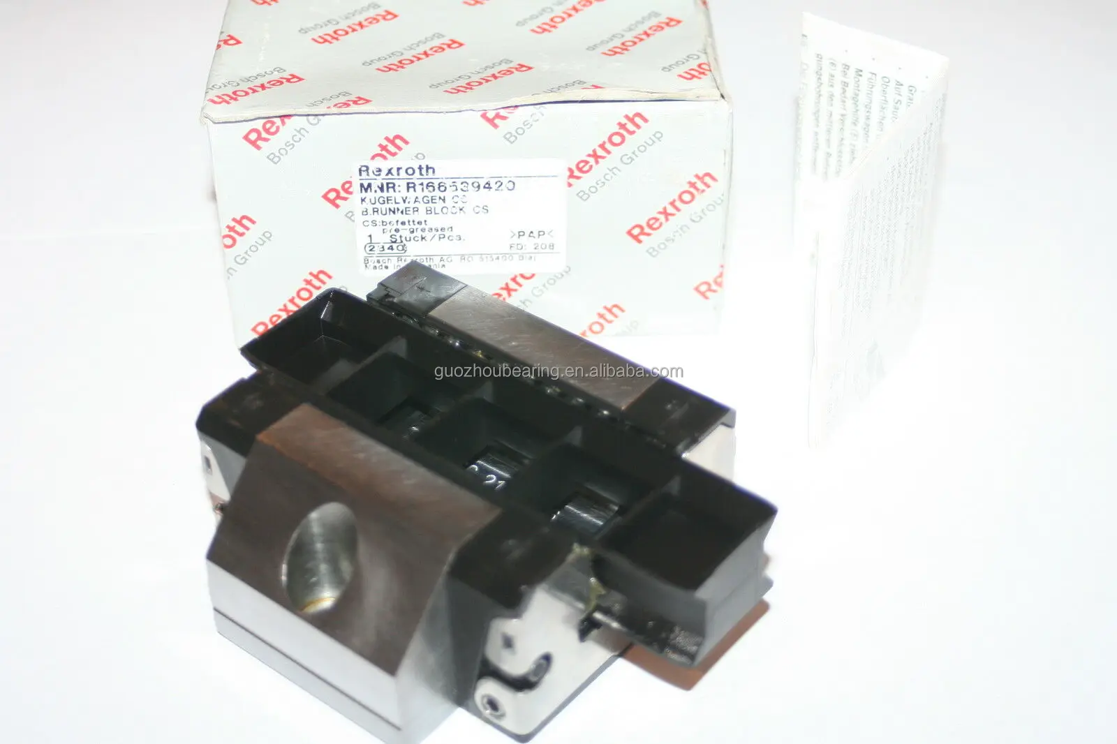 Rexroth Linear Guide Block R166531420 Linear Guideway Slide Bearing ...