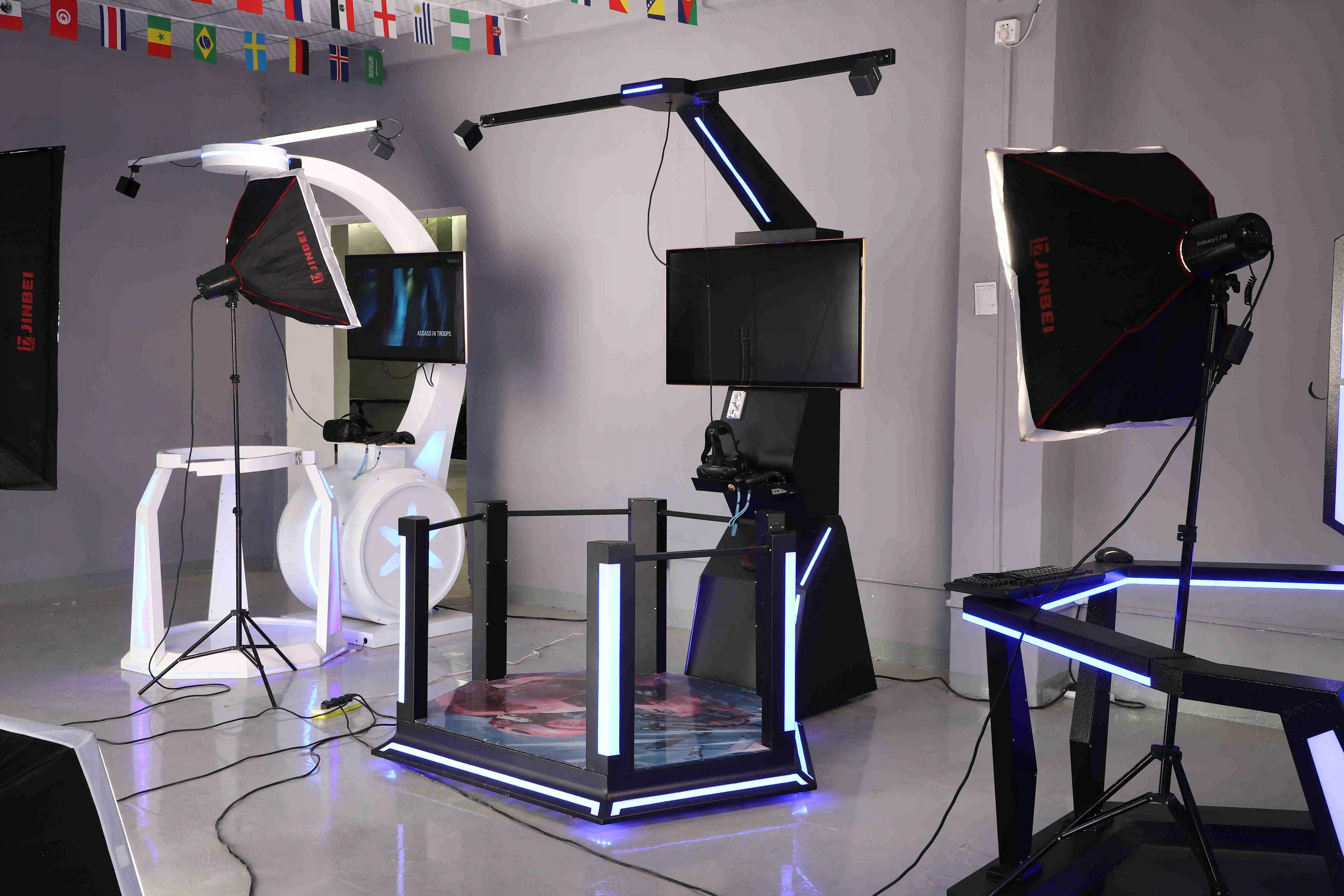 360 Rotating Chairs Virtual Reality Arcade Machines Vr 360 Flight ...