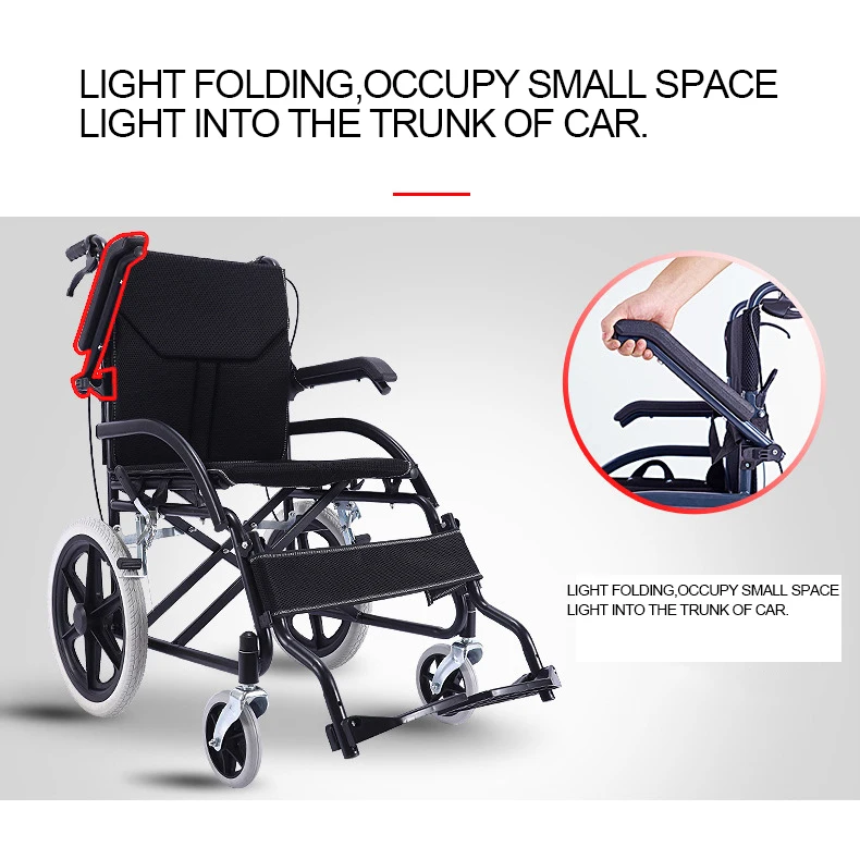 Medical Therapy Equipment Removable Armrest Wheelchair Portable Small ...