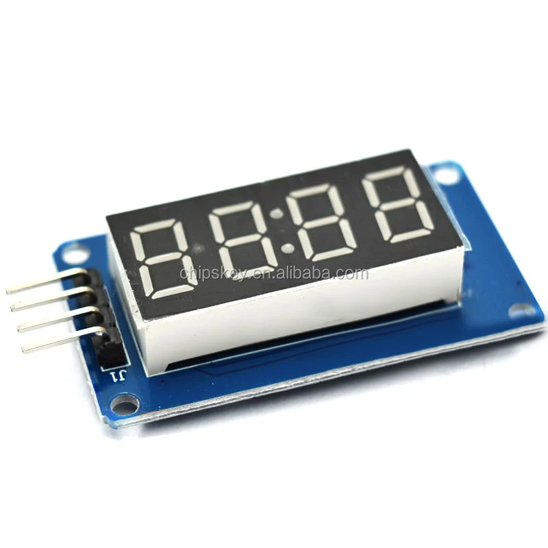 4 Bits Tm1637 Red Digital Tube Led Display Module With Clock - Buy Led ...
