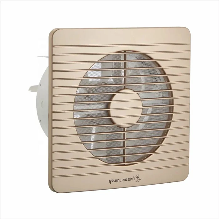 Plastic Ventilation Fan Copper Motor Smoke Extractor Square Fan Window ...