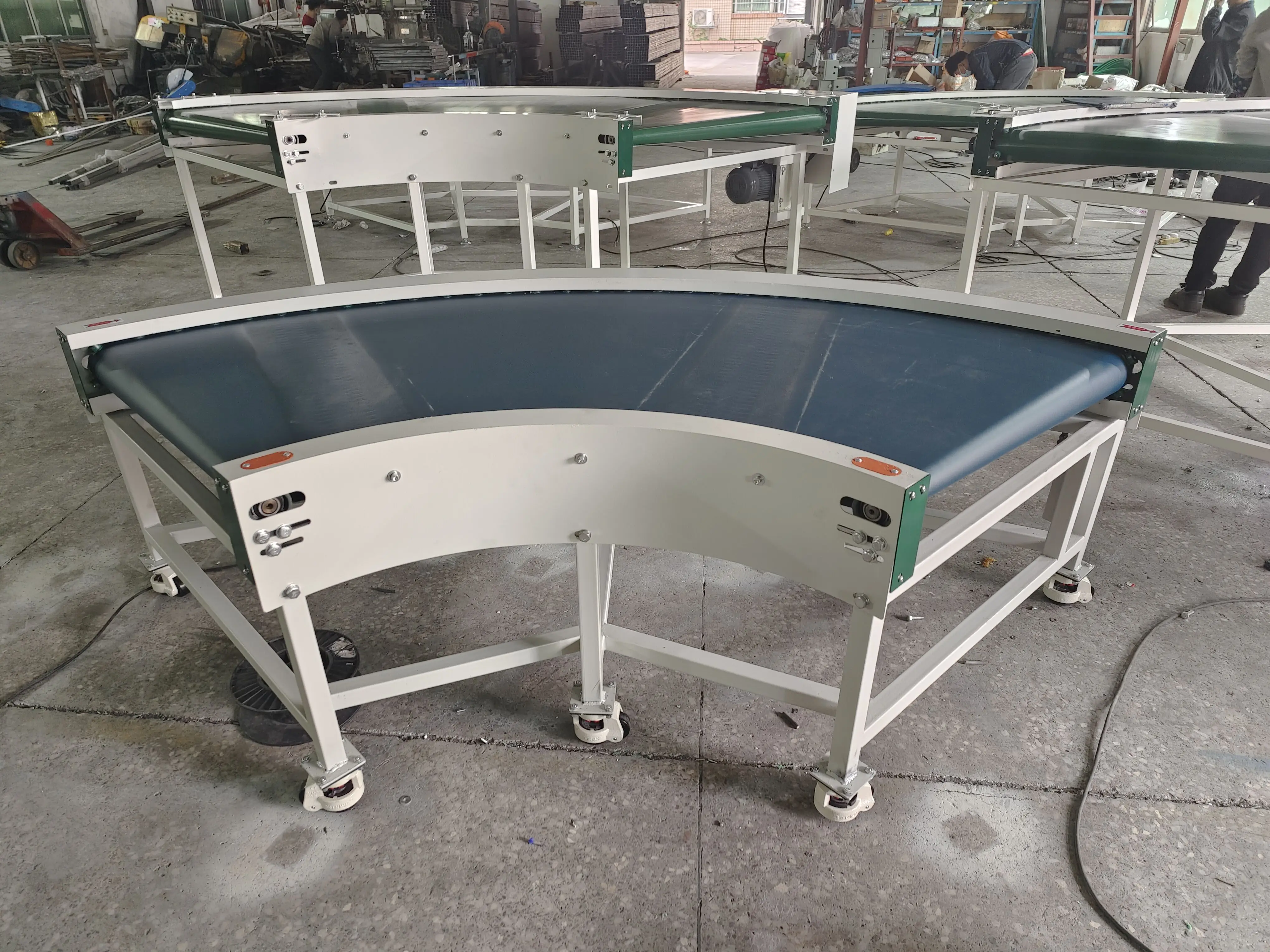 180 Degree PVC Turning Belt Conveyor - Efficient & Durable