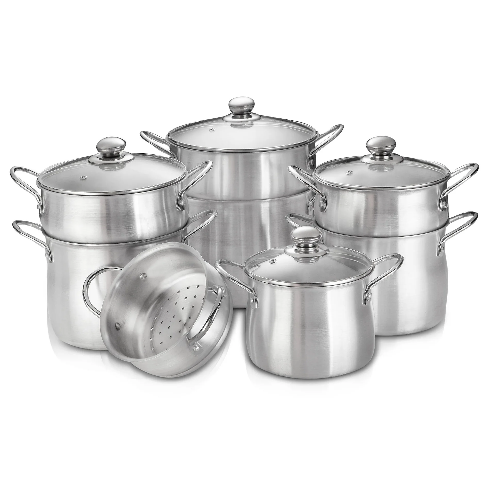 Aluminum Couscous Steamer Set Morocco Couscoussier Cooking Pot with ...
