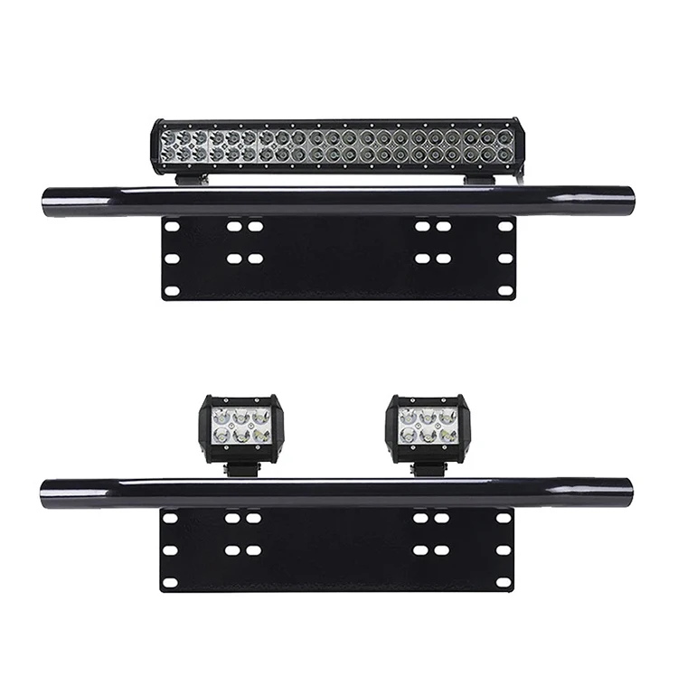 Sport Front Bumper Tow Hook License Plate Mount Bracket Holder Bolt on ...