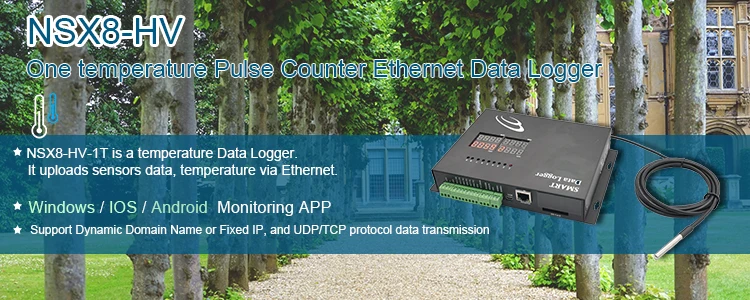Ethernet Wireless Remote Temperature Sensor Data Logger Real Time ...