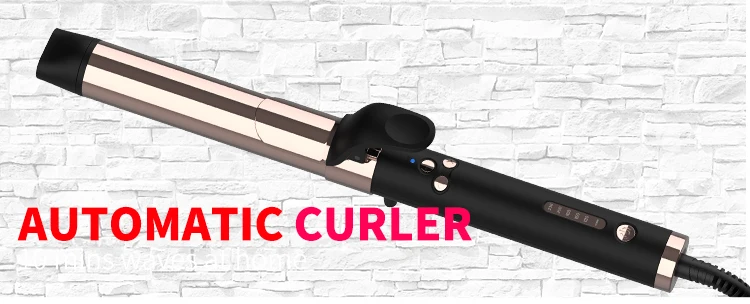 Automatic Mch Electric Portable Ceramic Rotating Hair Wave Curler Multi ...