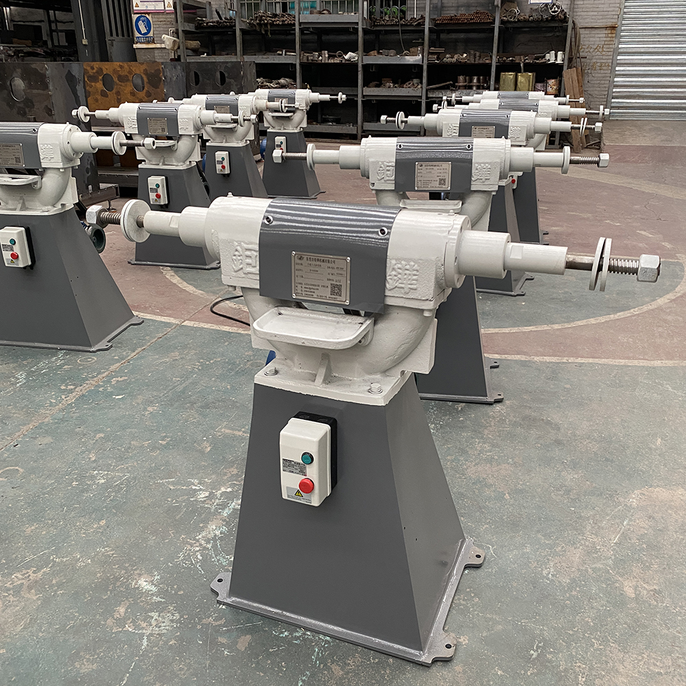 380V Standing Arm Polishing Buffing Machines Rubber Wheel Grinding ...