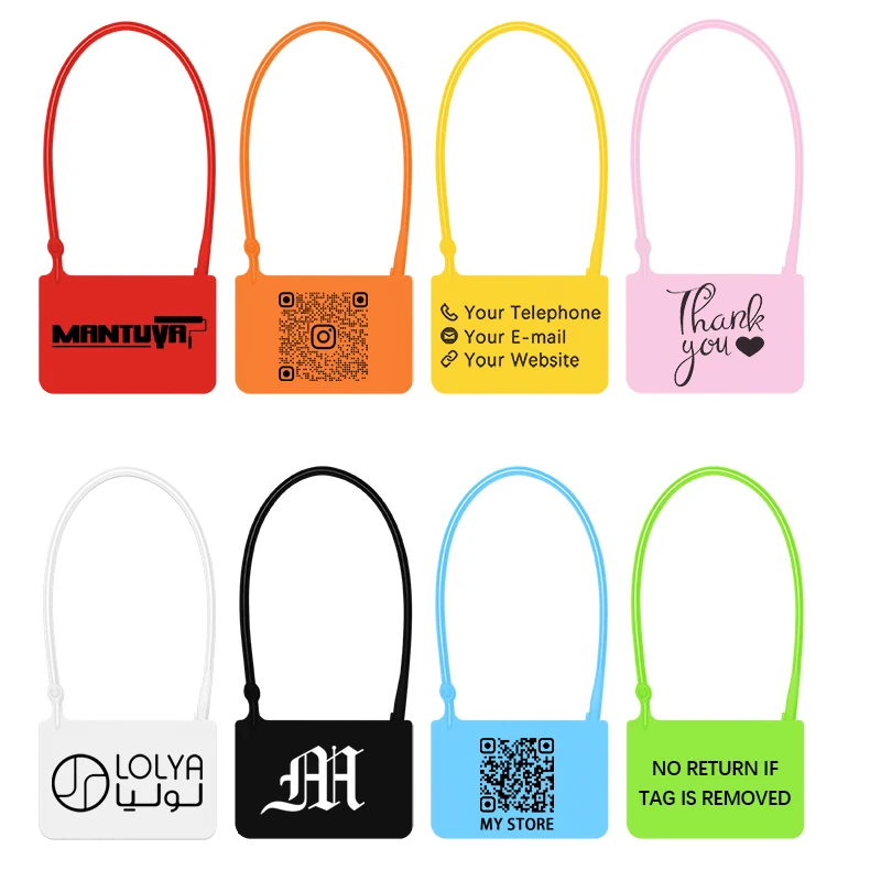 Custom Plastic Tag for Shoe - Secure & Recycled Labels