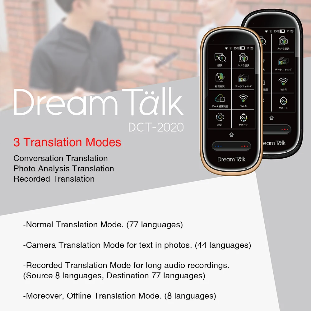 Portable Compact Mini Automatic Voice Translator Made In China - Buy ...