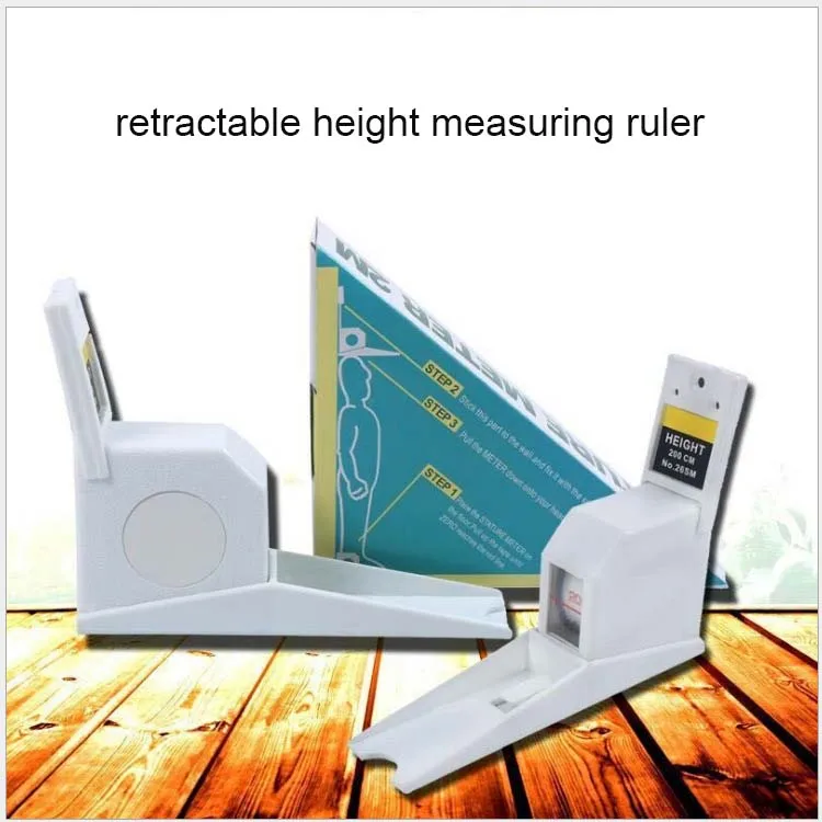 Wall Mounted 2m Retractable Height Measuring Tape Height Measurement ...