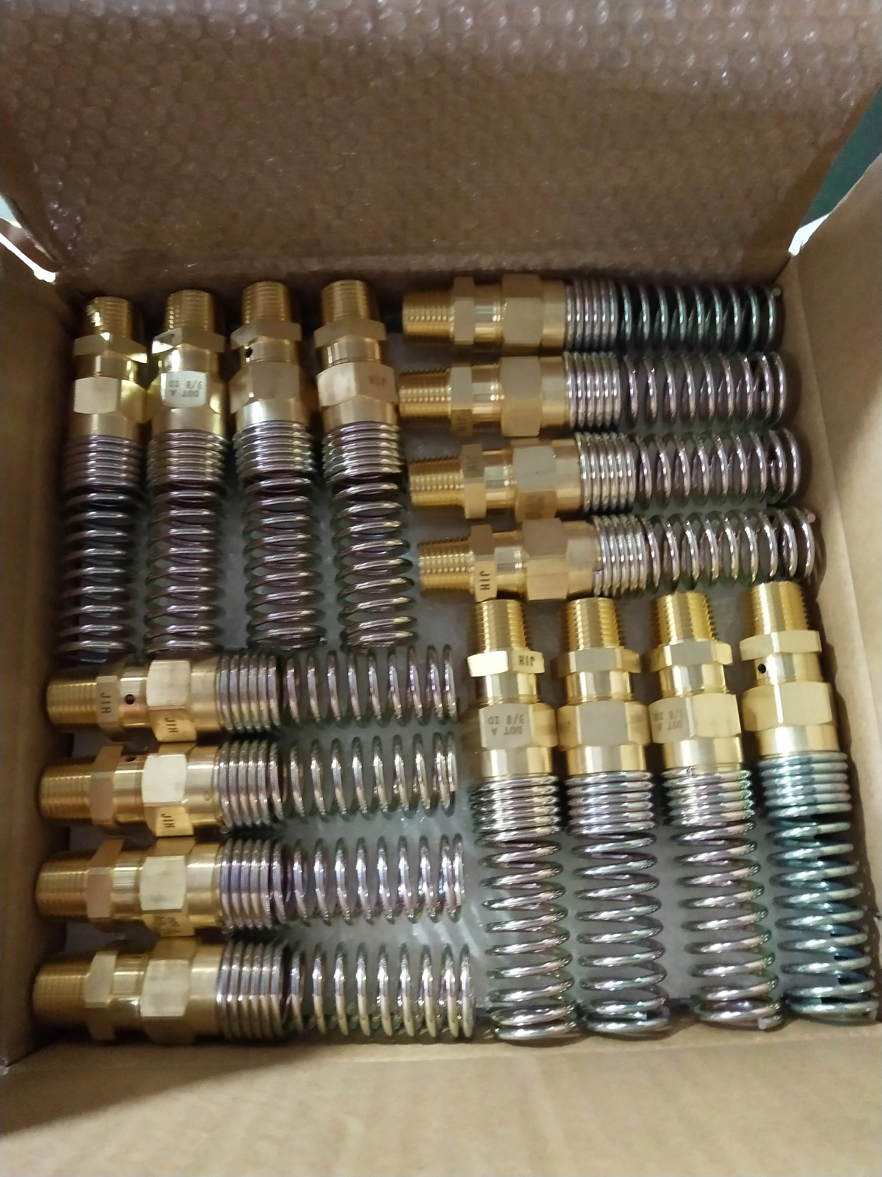 Male Swivel Connector With Spring,Sae/dot Air Brake Brass Fittings For ...