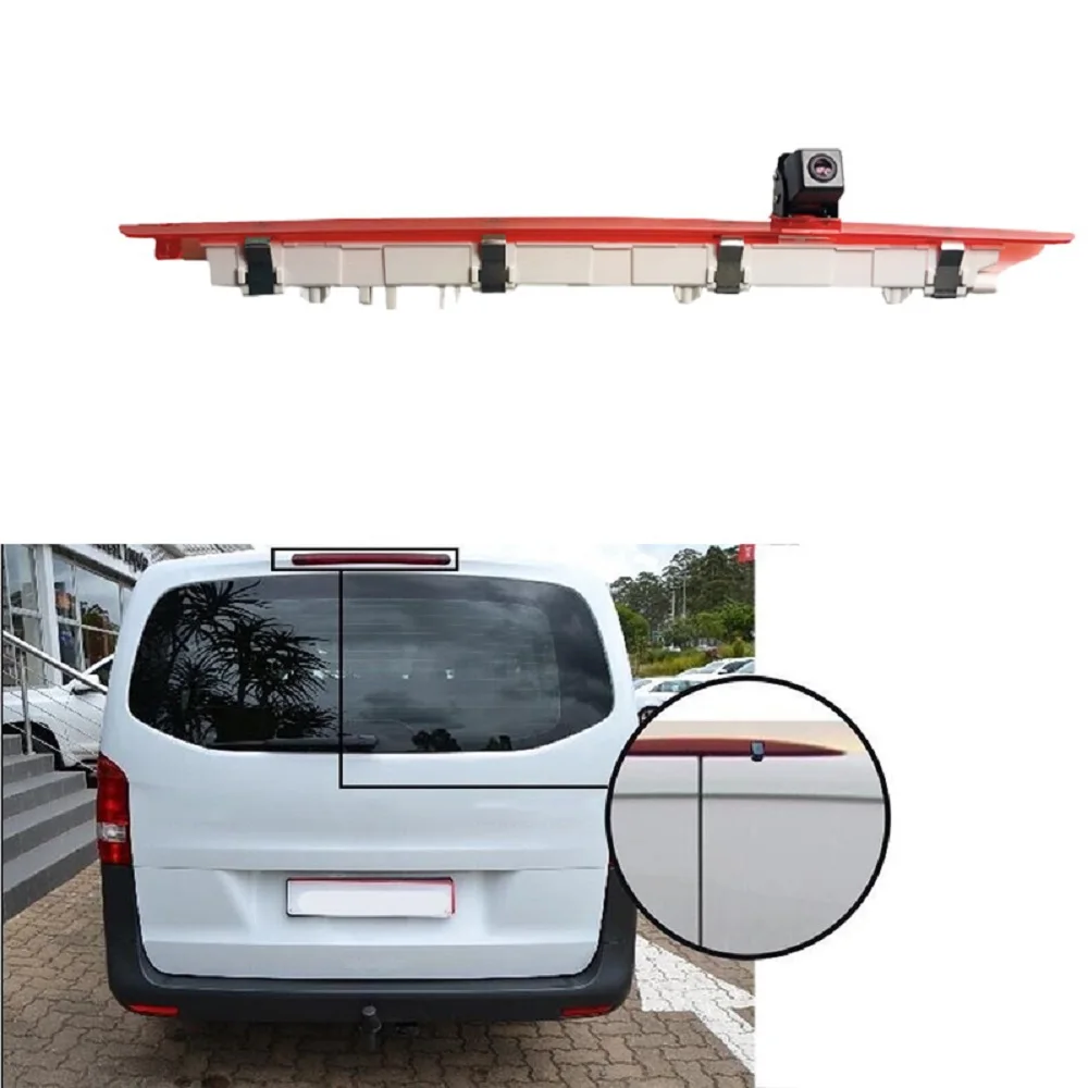 Night Vision Waterproof Third Brake Light Camera Rear View Reverse Back ...