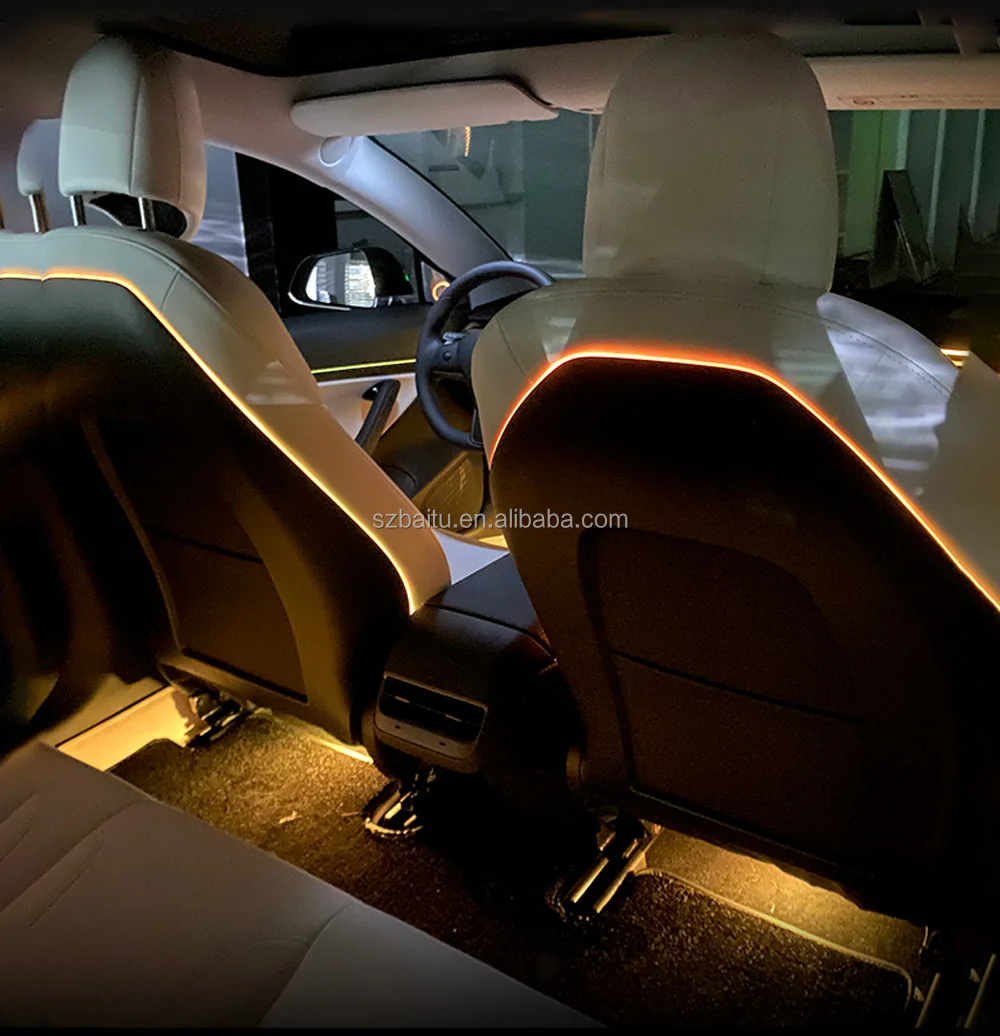 Interior Car Ambient Light for Tesla Model 3 Y - Auto LED Light