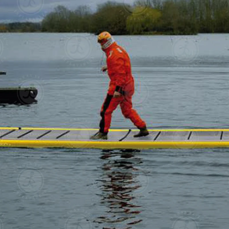 Inflatable Floating Dock Rescue Bridge Path Walkway For Temporary ...