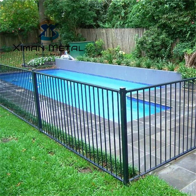 Customized Pool Fencing Outdoor Pool Fence Panels Black Aluminum Fence ...