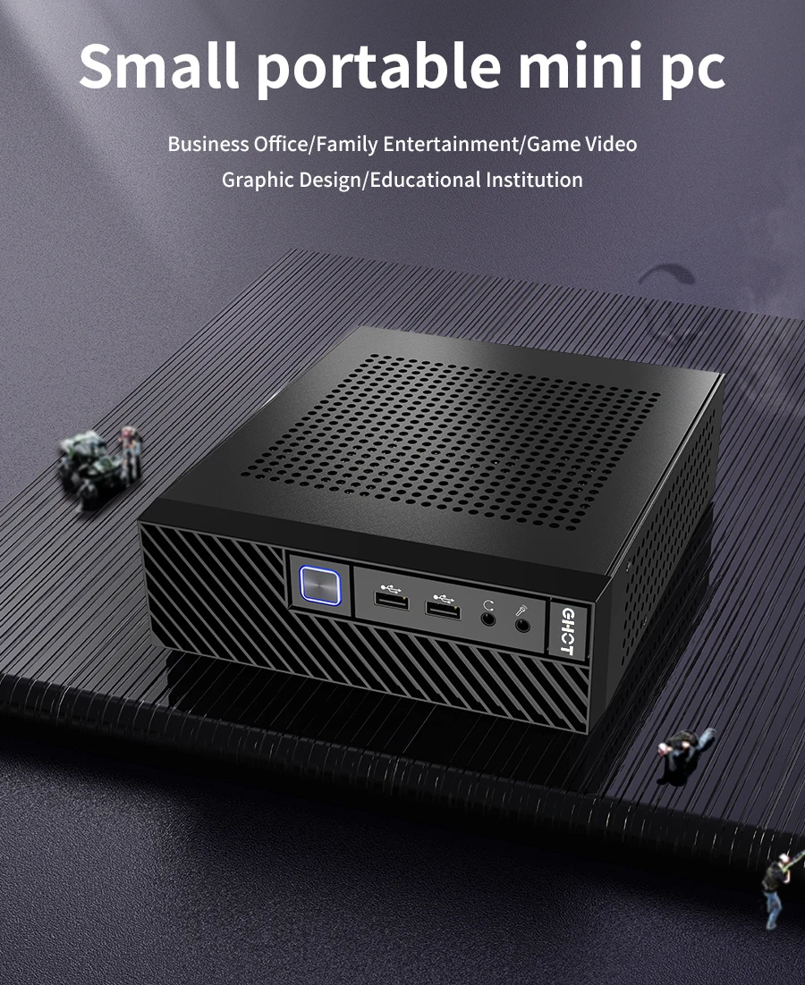 Mini Pc Core I3 I5 I7 I9 6th I3-6100 7th Gen Barebone Window 10 11 ...