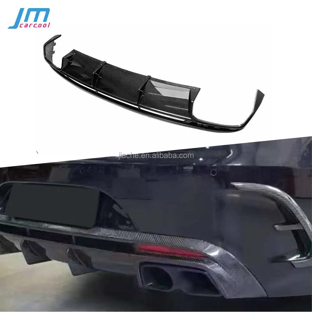 Carbon Fiber Frp Rear Bumper Diffuser Spoiler Bodykit For Benz S Class ...
