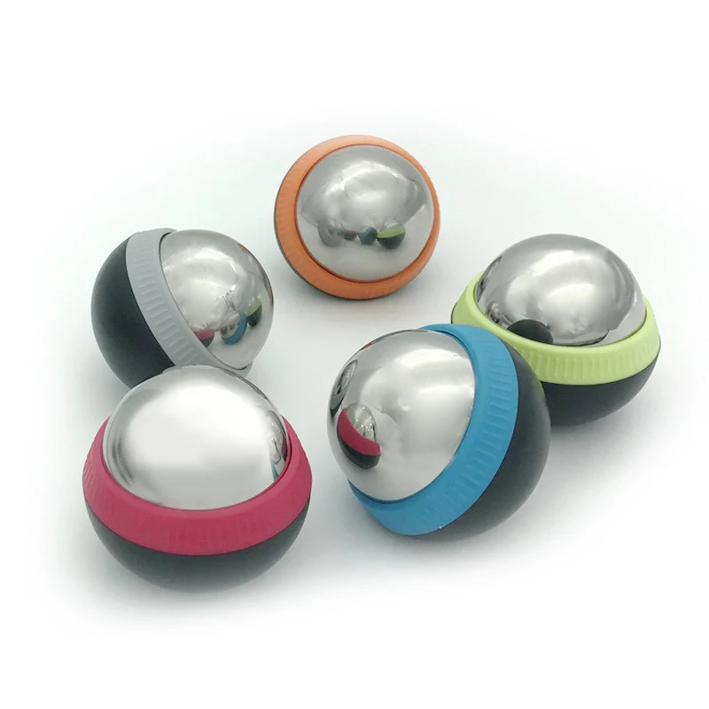 Stainless Steel Ice Cold Massager Ball Relax Muscles Hot Therapy Massage Roller Ball - Buy ...