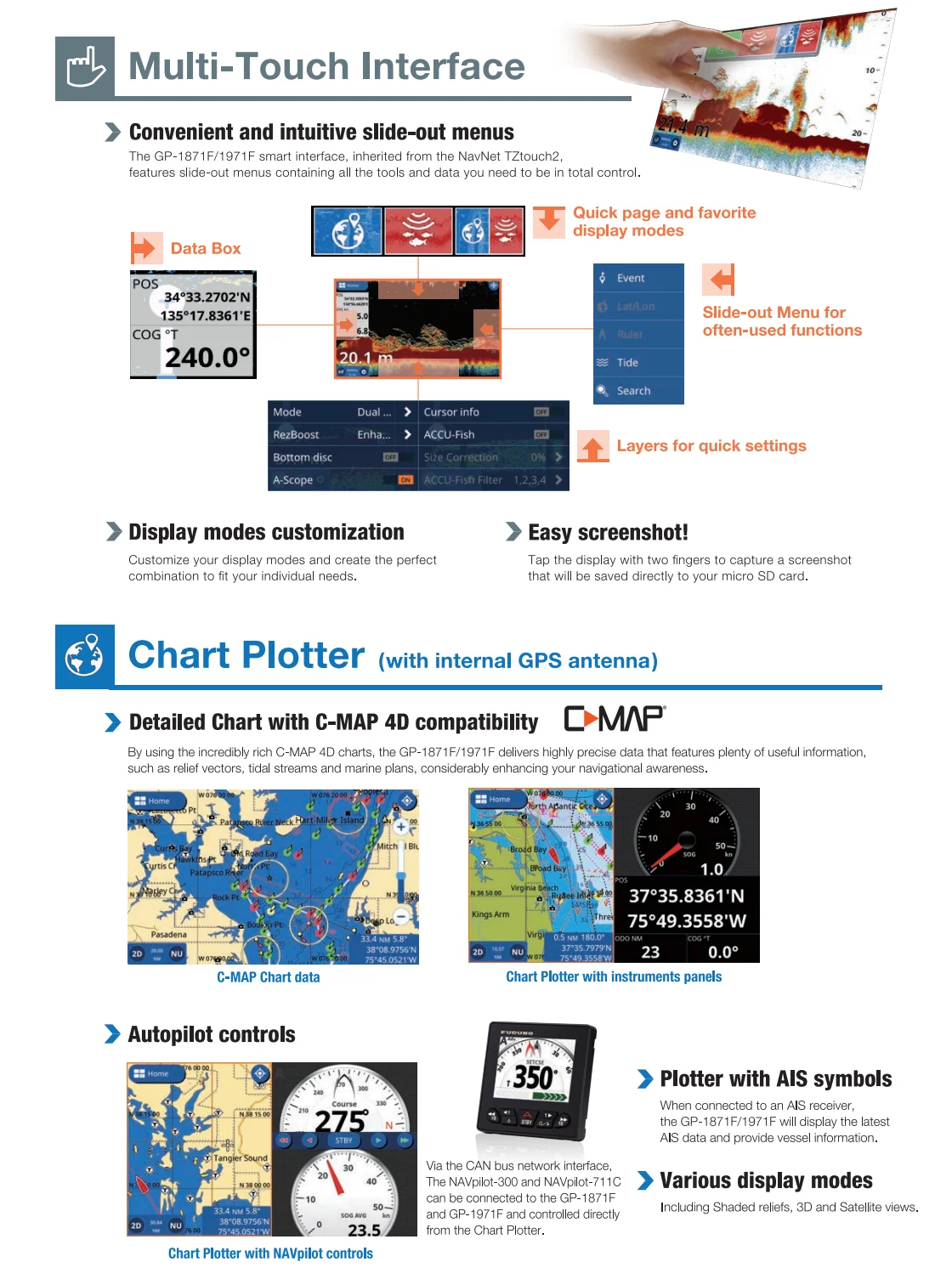 FURUNO GP-1971F - Advanced Marine Navigation & Communication