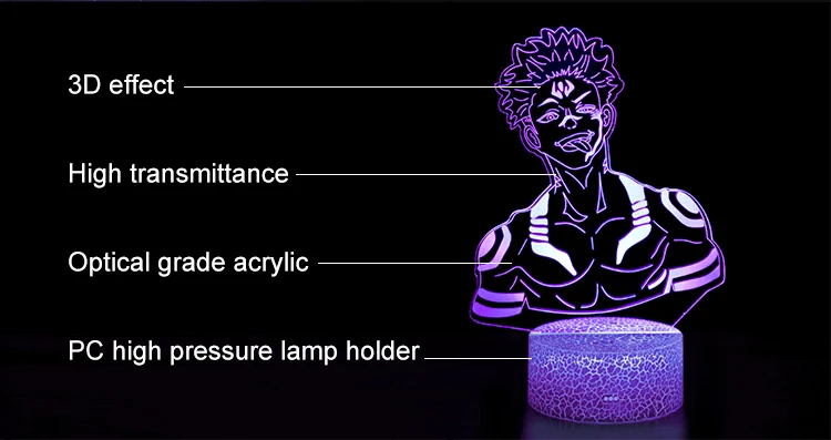 Customize Led Lamp Base For 3d Illusion Acrylic Light Stand Battery ...